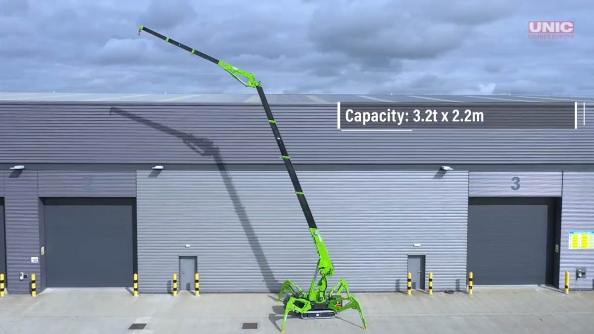 UNIC UM445 Lithium-Ion Pop-up Spider Crane for Sale and for Hire ...